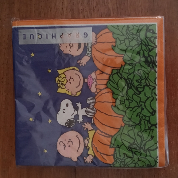 Peanuts | Kitchen | Snoopy Halloween Cocktail Napkins | Poshmark